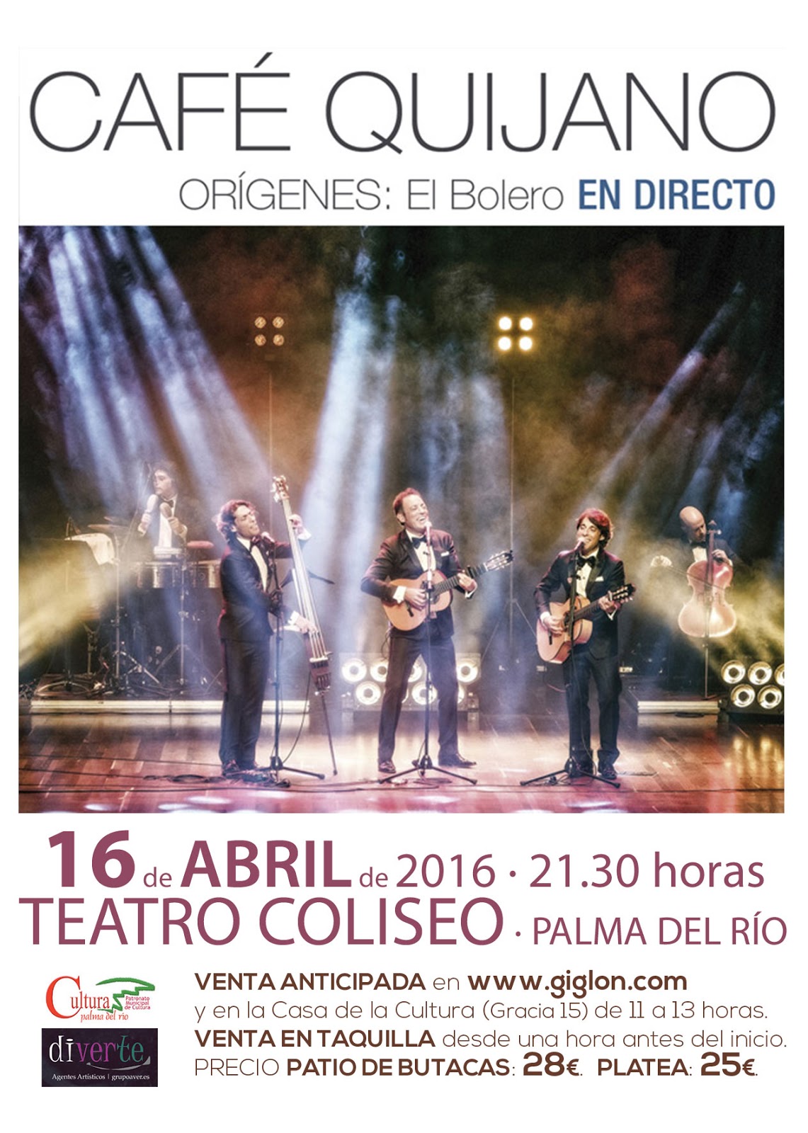 "Café Quijano" en el Teatro Coliseo - Ayuntamiento de Palma del Rio
